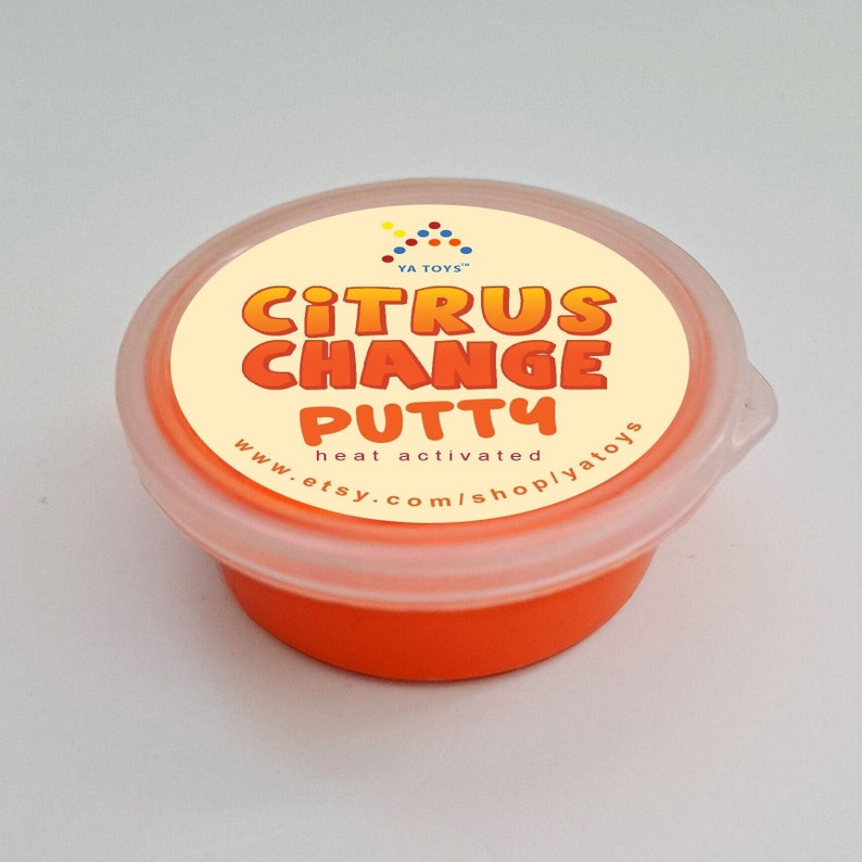 Miniature Size-color Change Putty-orange | Fun & Function Putty Magic ...
