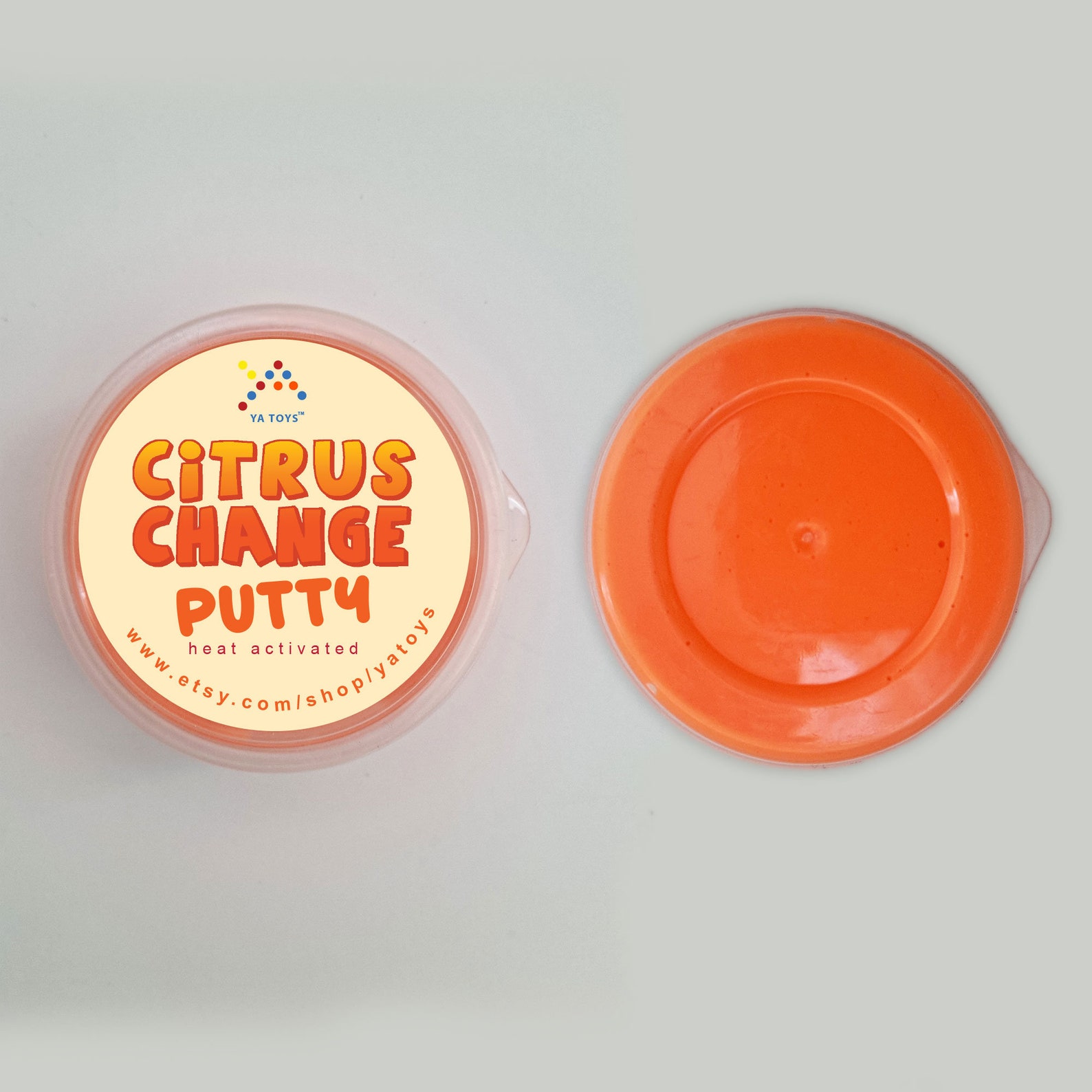 Miniature Size-color Change Putty-orange | Fun & Function Putty Magic ...