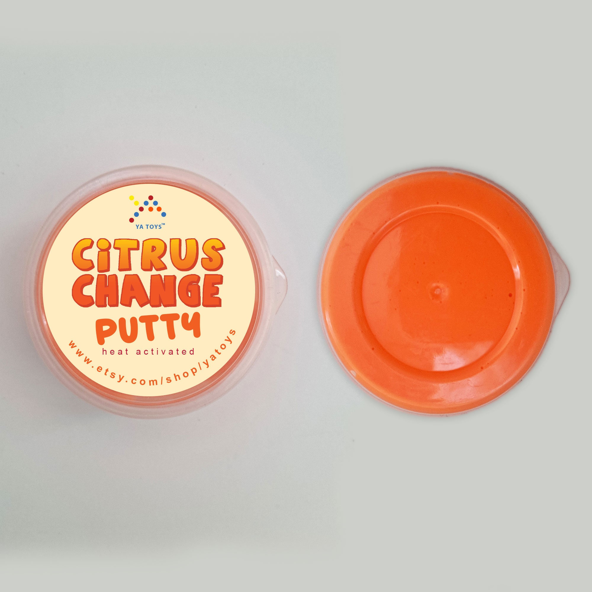 Miniature Size-color Change Putty-orange | Fun & Function Putty Magic ...