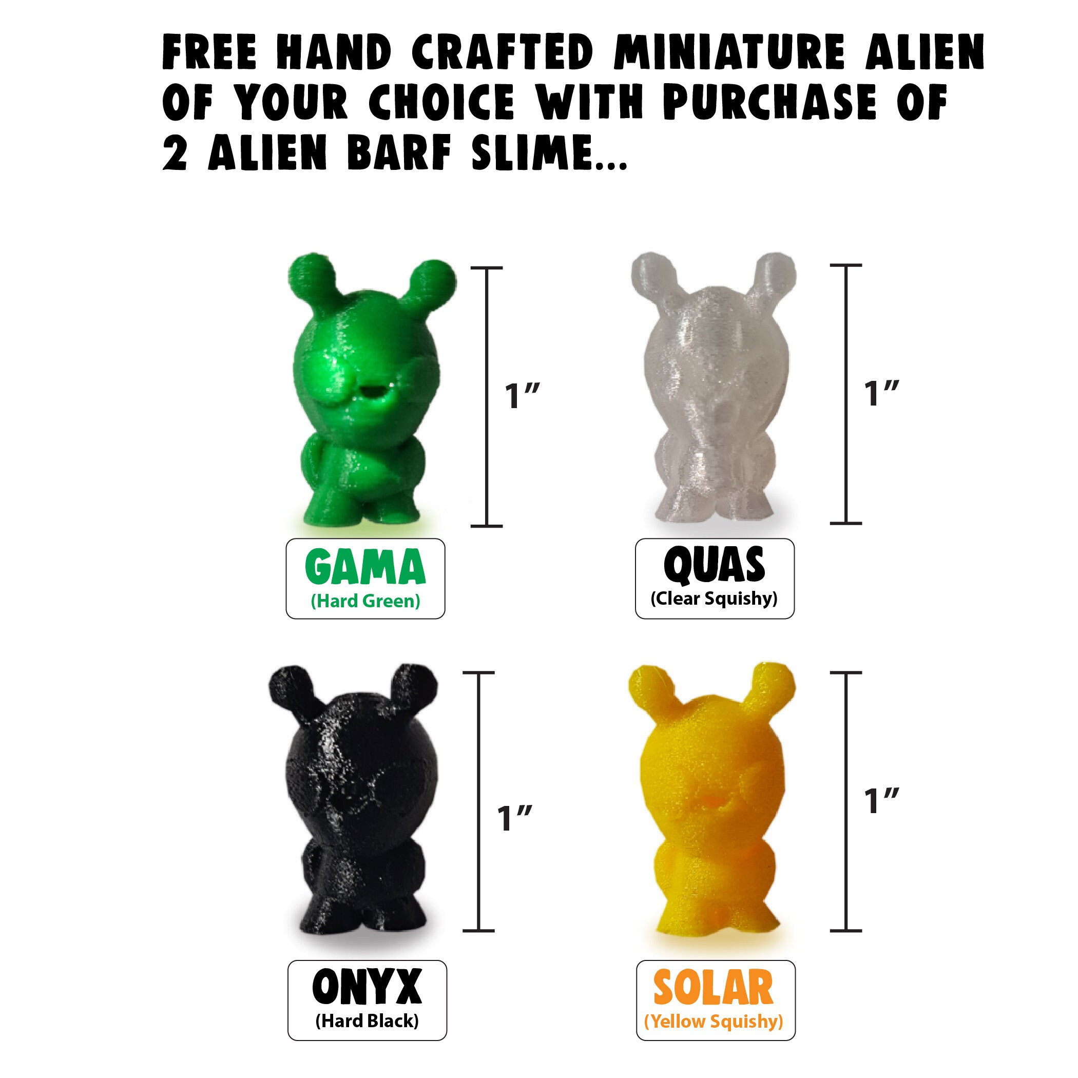 Miniature Size-alien Space Slime Barf-non Stick, Non-toxic Super ...