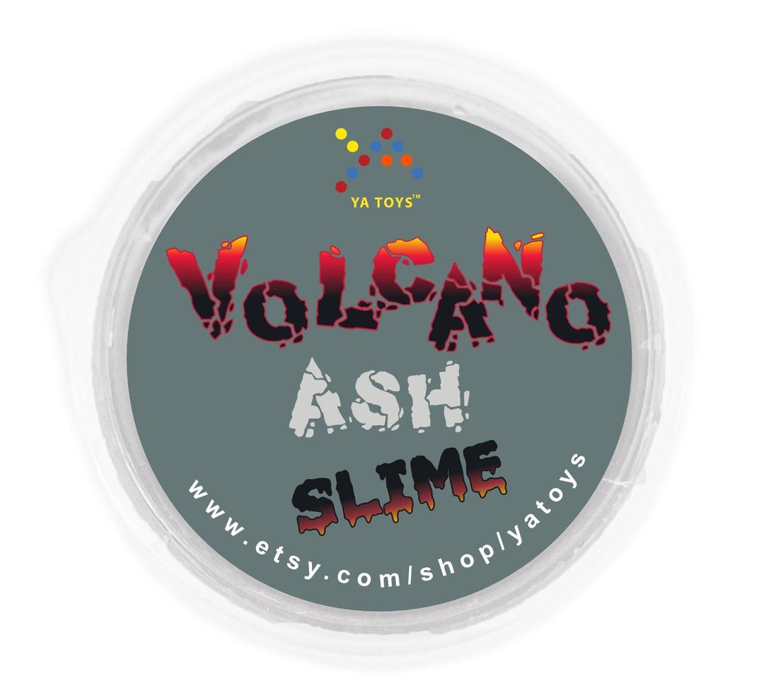 Volcano Ash Sticky Slime | ASMR Slime | Slime Fun | Kids Party Slime ...
