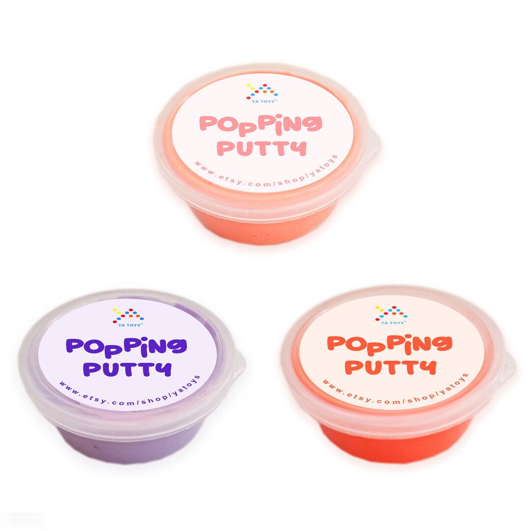Miniature Size 3pk-popping Putty Play Butter | Play With Putty | Putty ...