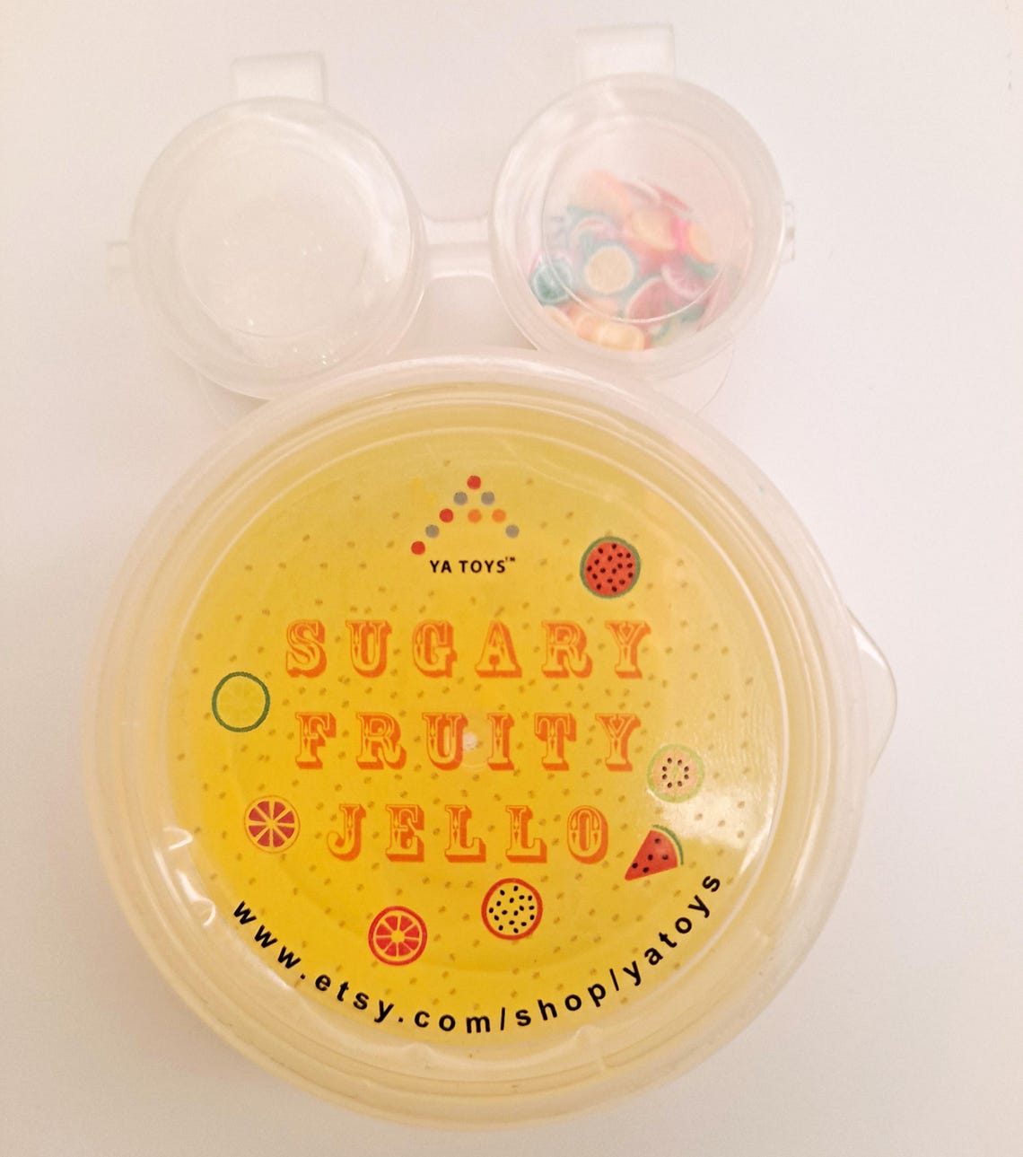 Miniature Size-sugary Fruity Jello Slime Non-toxic, Non-stick, Super ...