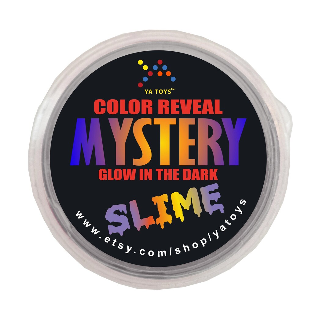 Mystery Miniature Glow in the Dark Slime | Color Reveal Slime ...