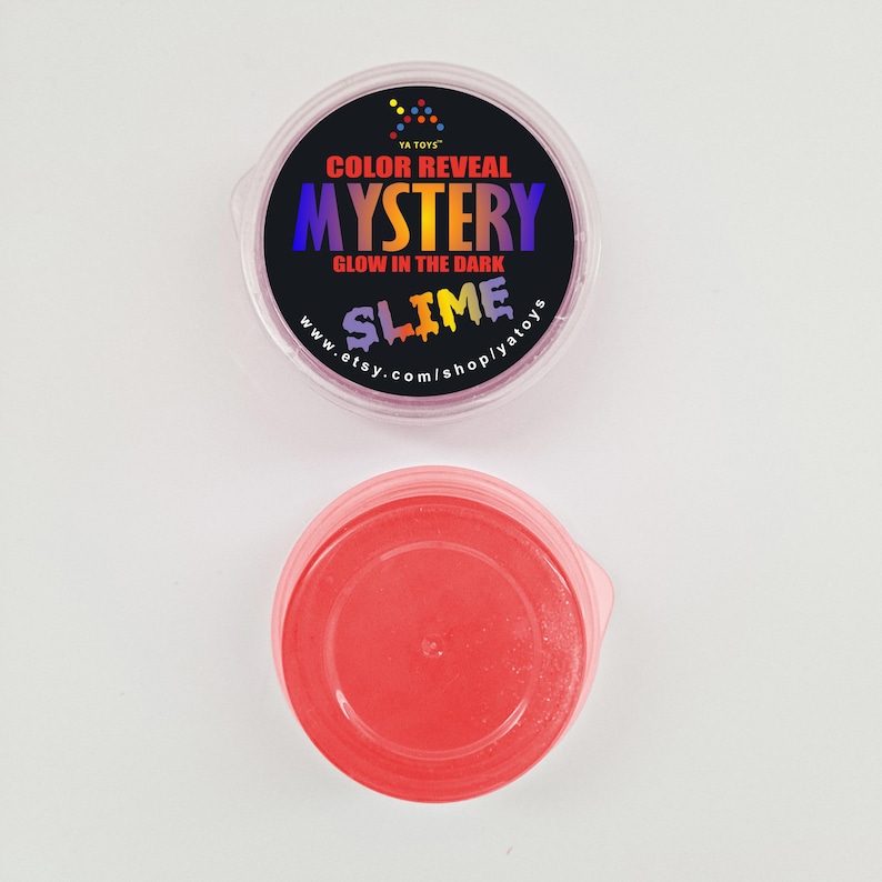 Mystery Miniature Glow in the Dark Slime | Color Reveal Slime ...