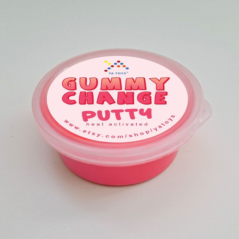 Miniature Size-color Change Putty-gummy Pink Play Butter | Play With ...