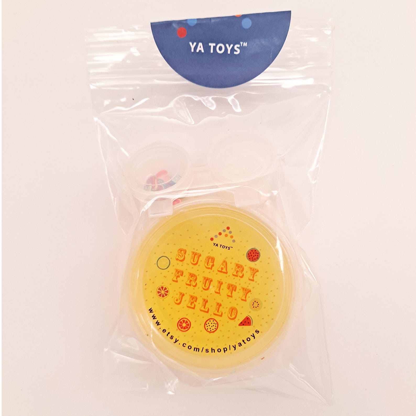 Miniature Size-sugary Fruity Jello Slime Non-toxic, Non-stick, Super ...