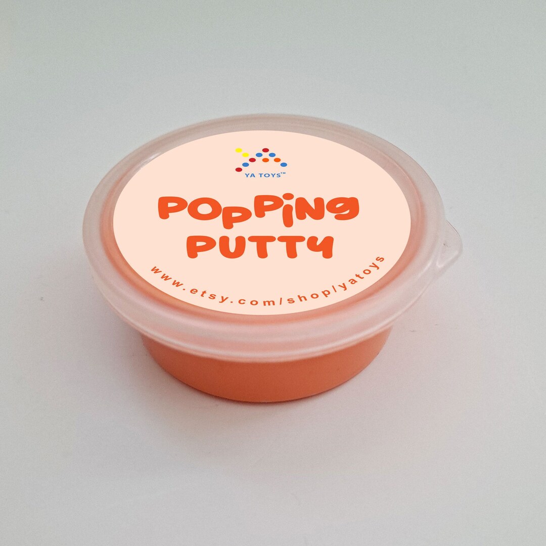 Miniature Size-popping Putty-orange Zest Butter Play With - Etsy