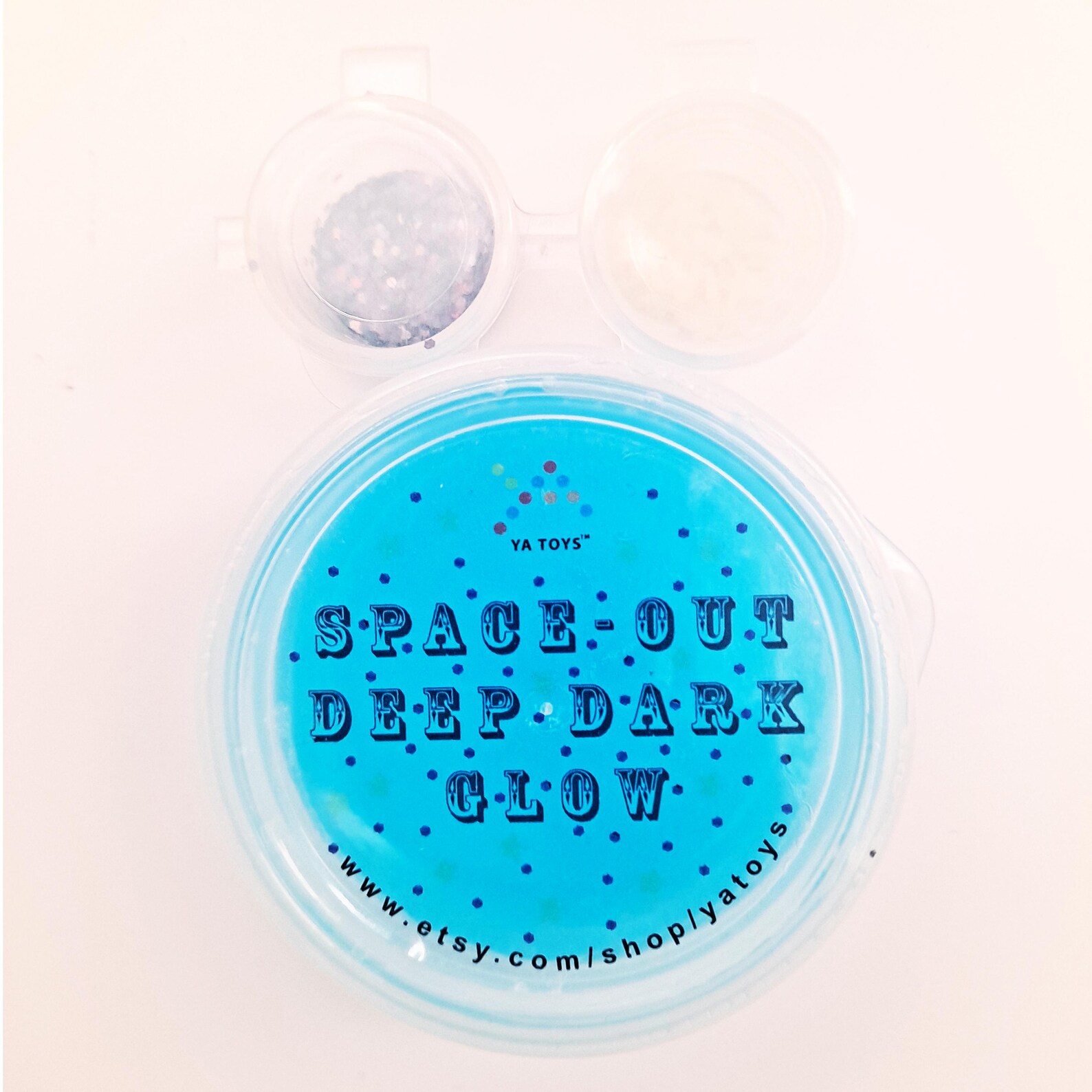 Miniature Size-space Slime Out Deep Dark Glow-non Stick, Non-toxic ...