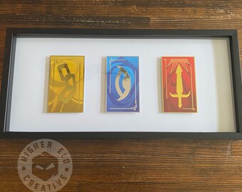 Unknown Tablet, Inspired Prop, Shadowbox Display Frame, Gaming Decor - Etsy