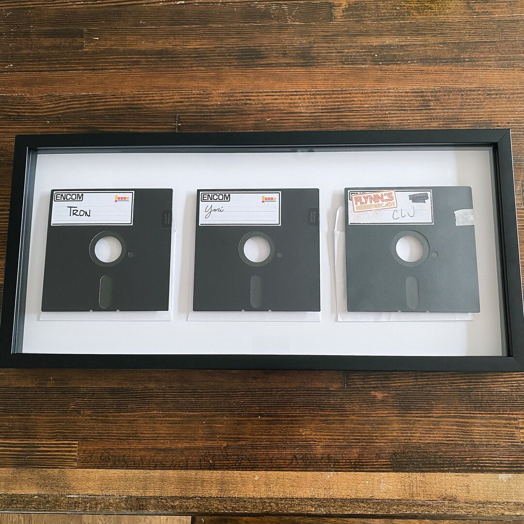 Programs, Inspired Prop, Shadowbox Display Frame, Gaming Film Decor - Etsy