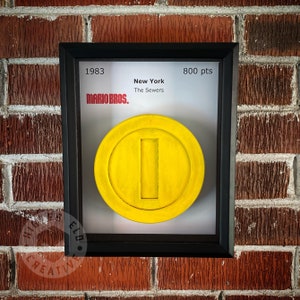 Coin, Inspired Prop, Shadowbox Display Frame, Gaming Decor - Etsy Canada