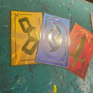Magic Cards, Inspired Prop, Shadowbox Display Frame, Gaming Decor - Etsy