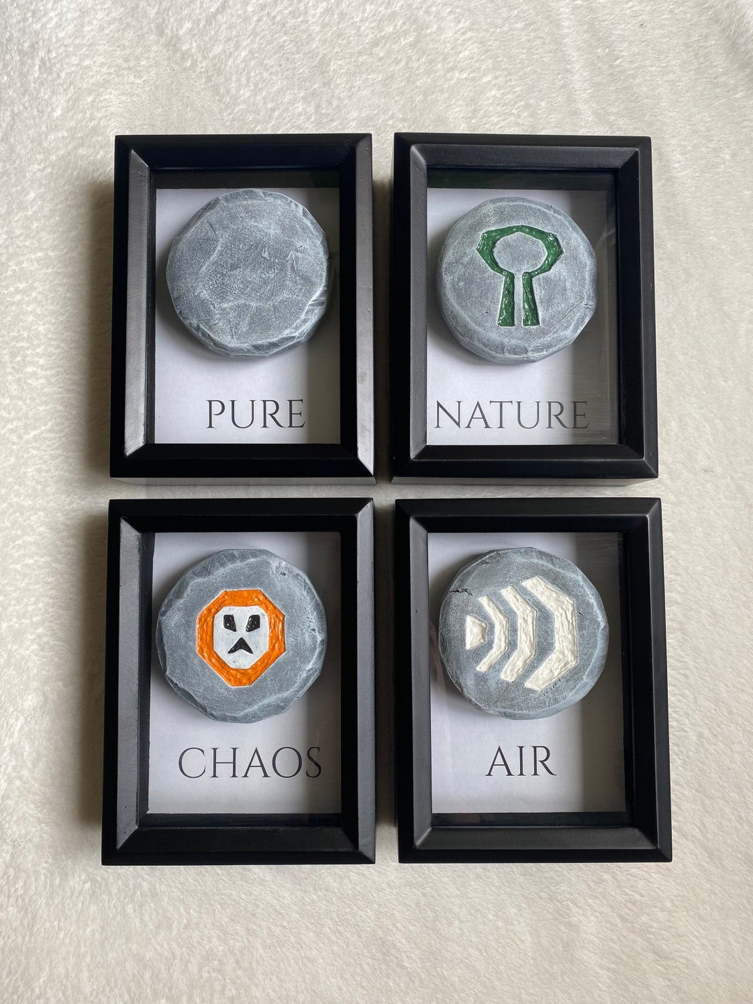 Magic Rune, Inspired Prop, Shadowbox Display Frame, Gamer Decor - Etsy