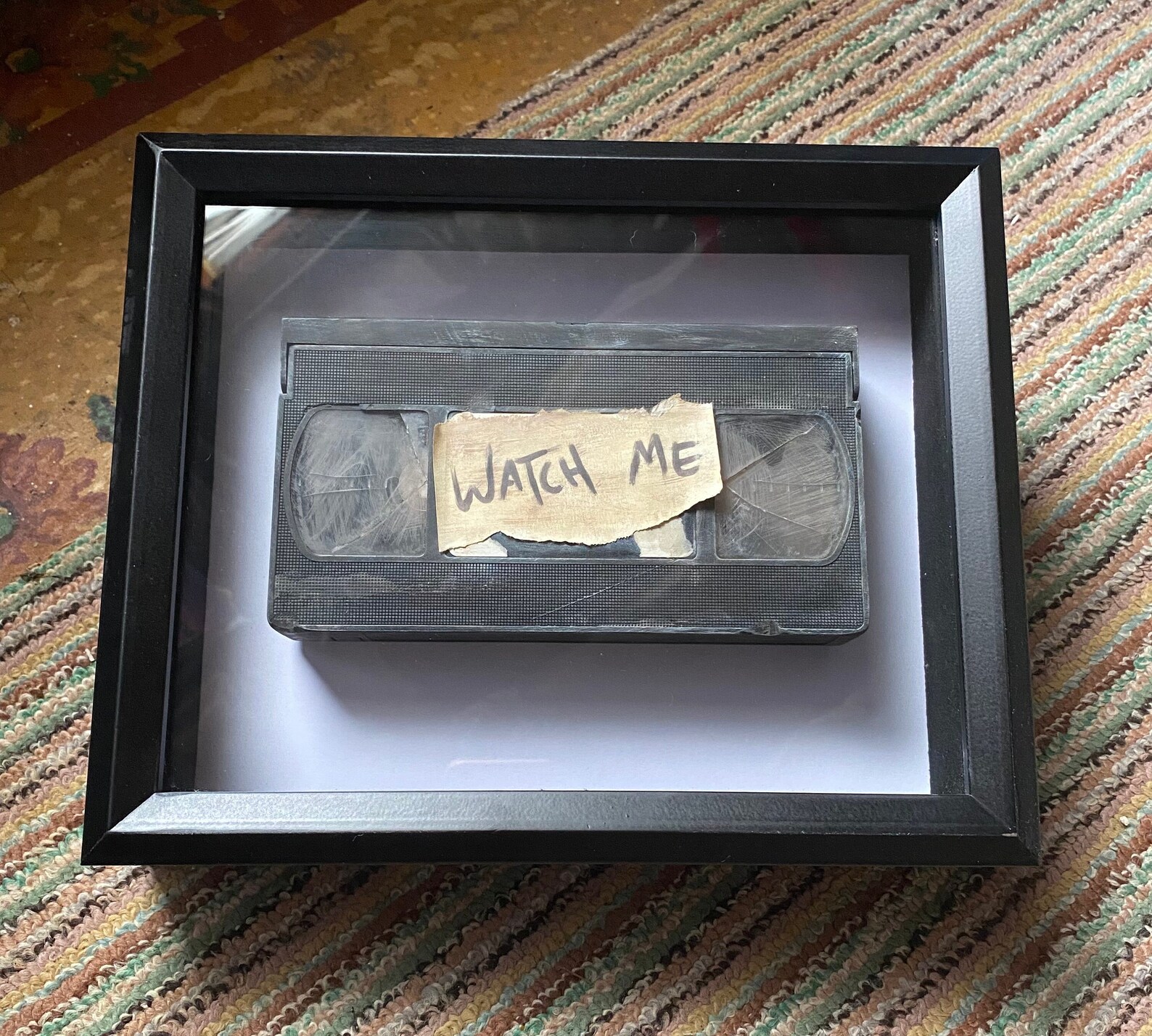 Cursed Tape, Inspired Prop, Shadowbox Display Frame, Horror Decor - Etsy