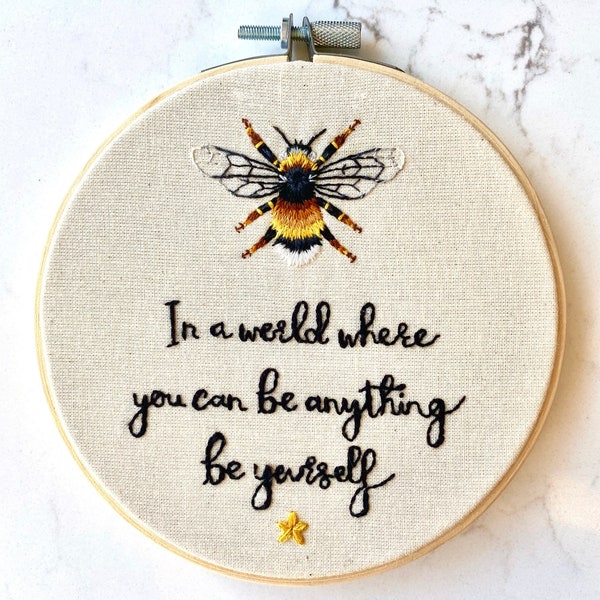 Quote Embroidery - Etsy UK