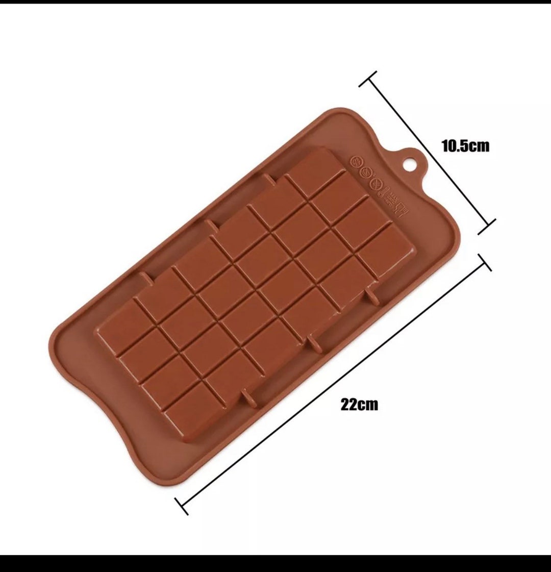 Silicone Chocolate Bar Mold | Reusable Non-stick Baking Mold for ...