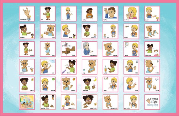 Basic Sign Language Words For Kids