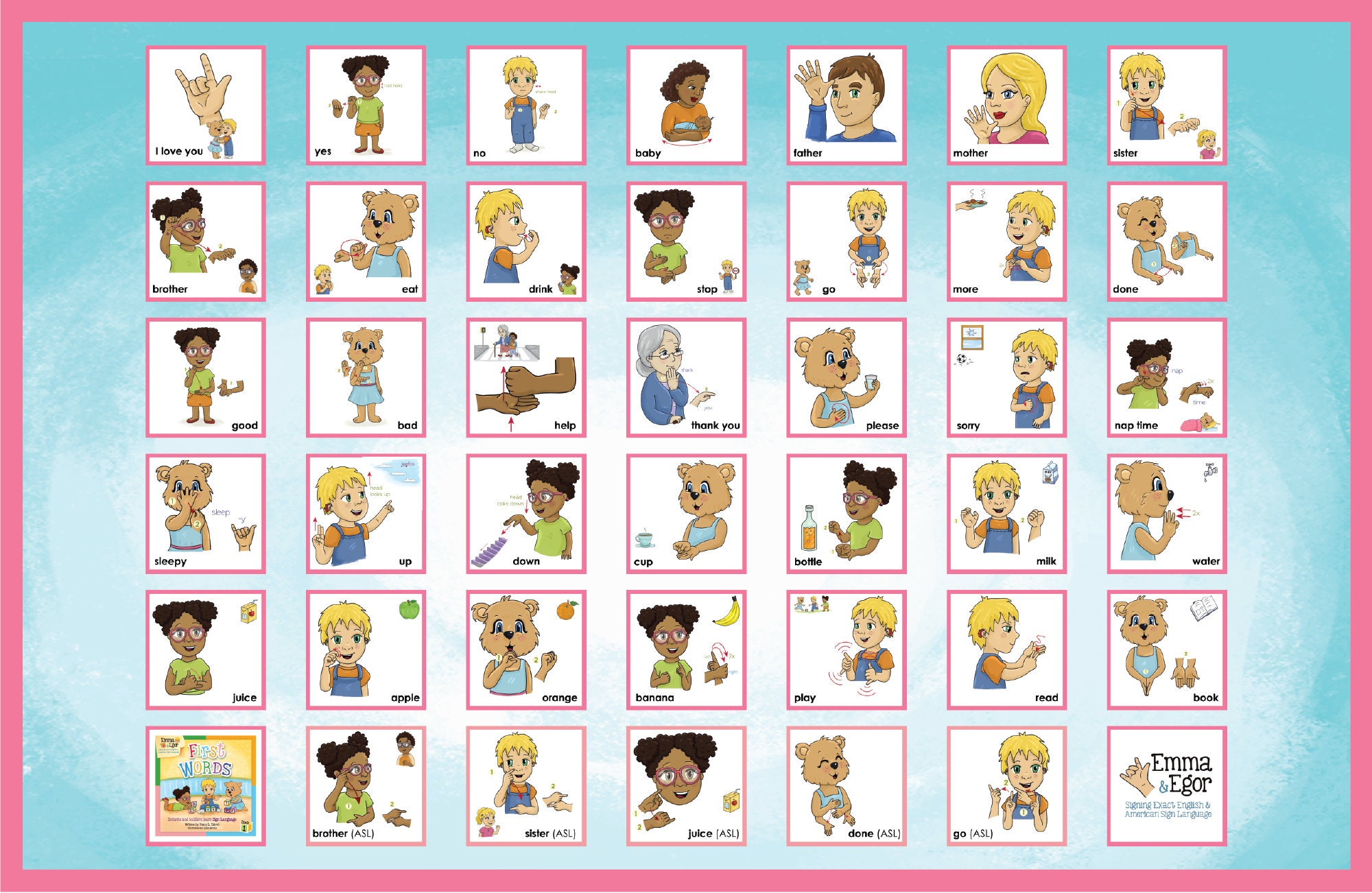Sign Language Words For Babies