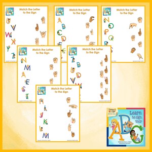 ABC Sign Language Book Learn Sign With Emma and Egor - Etsy