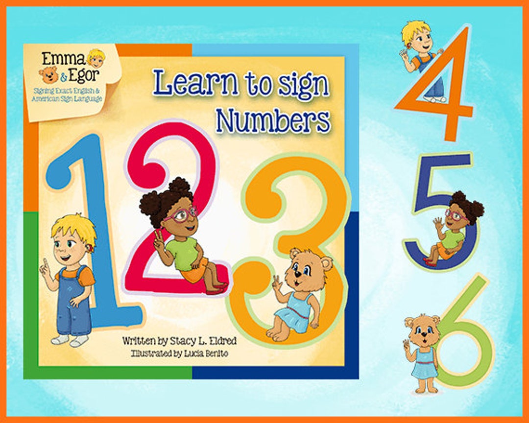 Ebook 123's Sign Language With Emma and Egor. Learn Your Numbers From 0 ...