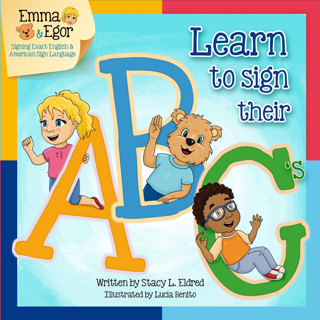 ABC Sign Language Book Learn Sign With Emma and Egor - Etsy
