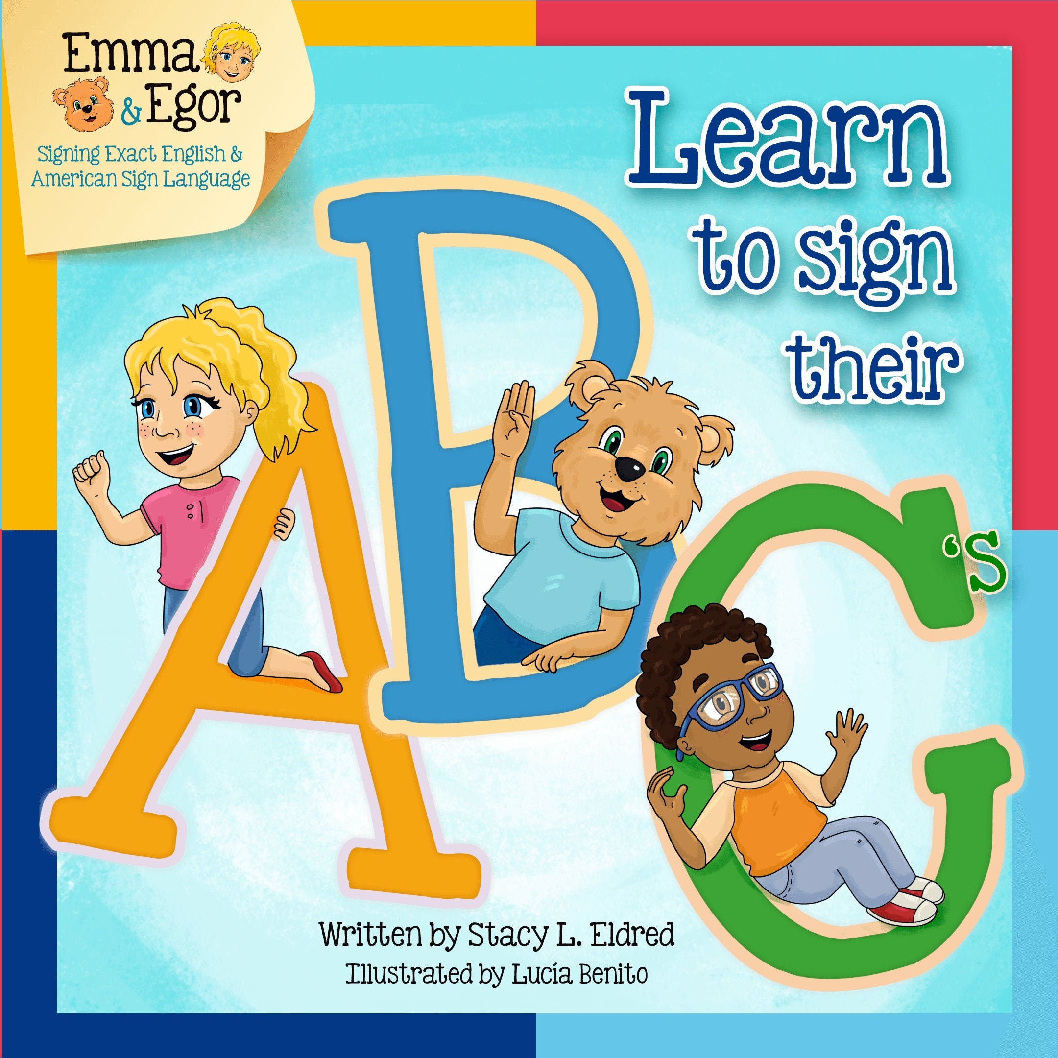 ABC Sign Language Book Learn Sign With Emma and Egor - Etsy