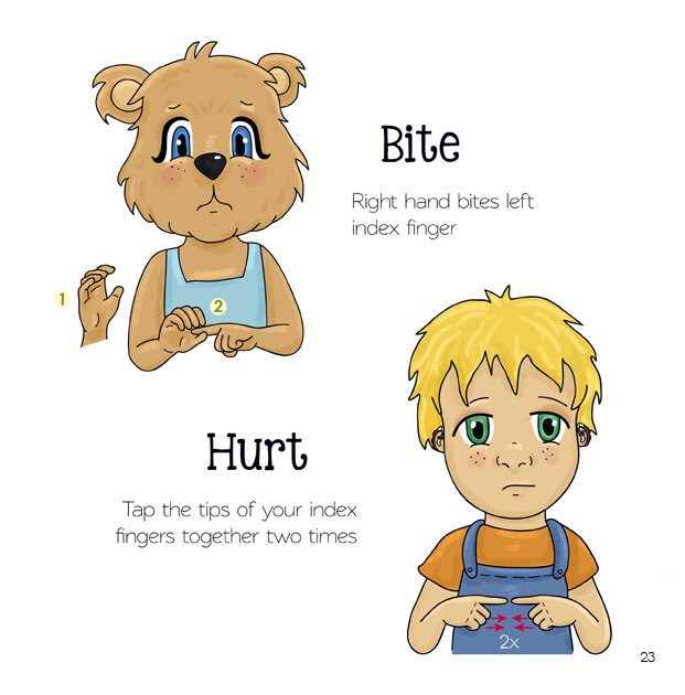 2 Ebooks First Words Sign Language Books First Words 1 & 2 Over 90 ...