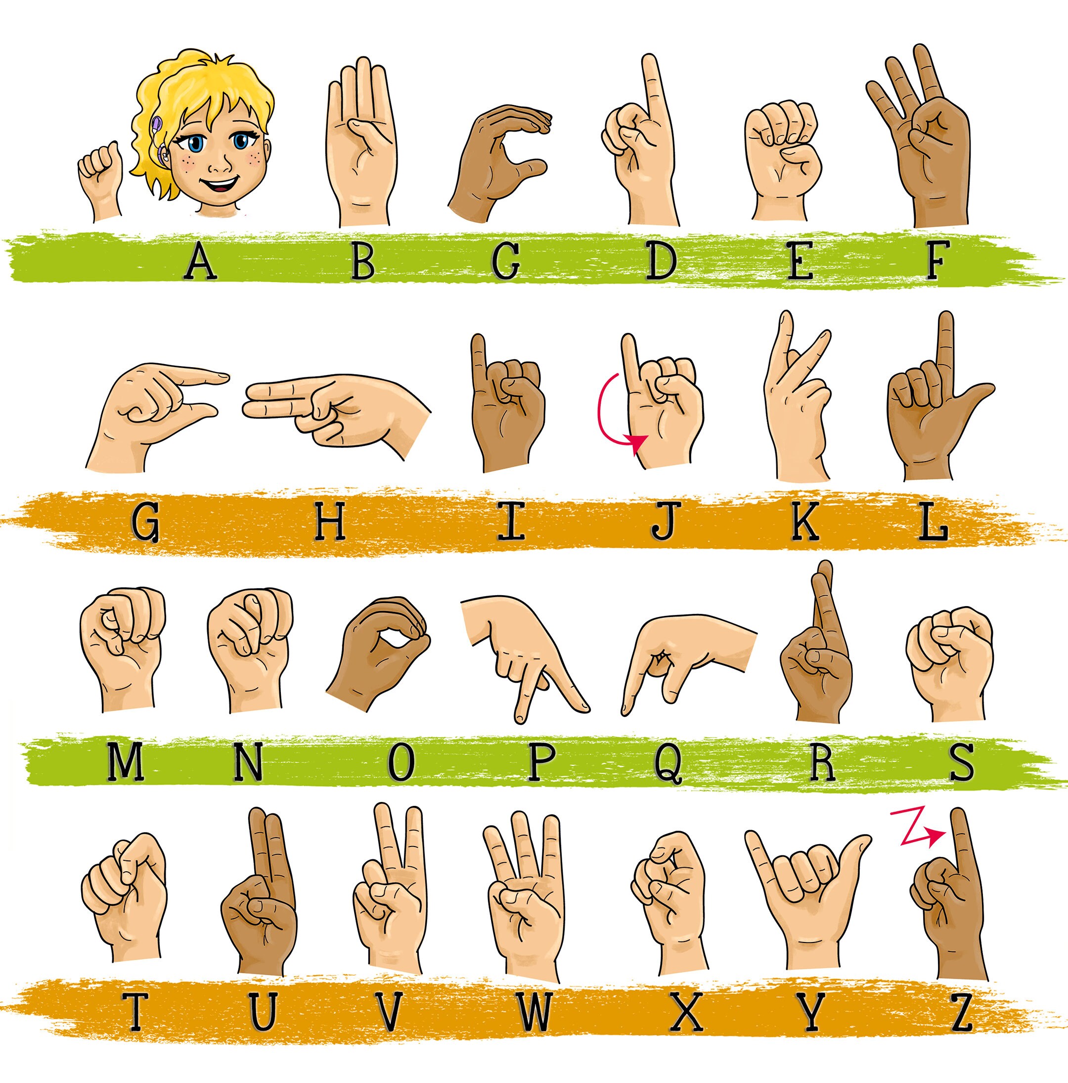 EBook-ABC sign language Learn sign language with Emma and - Etsy España