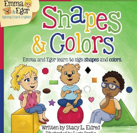 Learn Sign Language Shapes and Colors Book Children's - Etsy