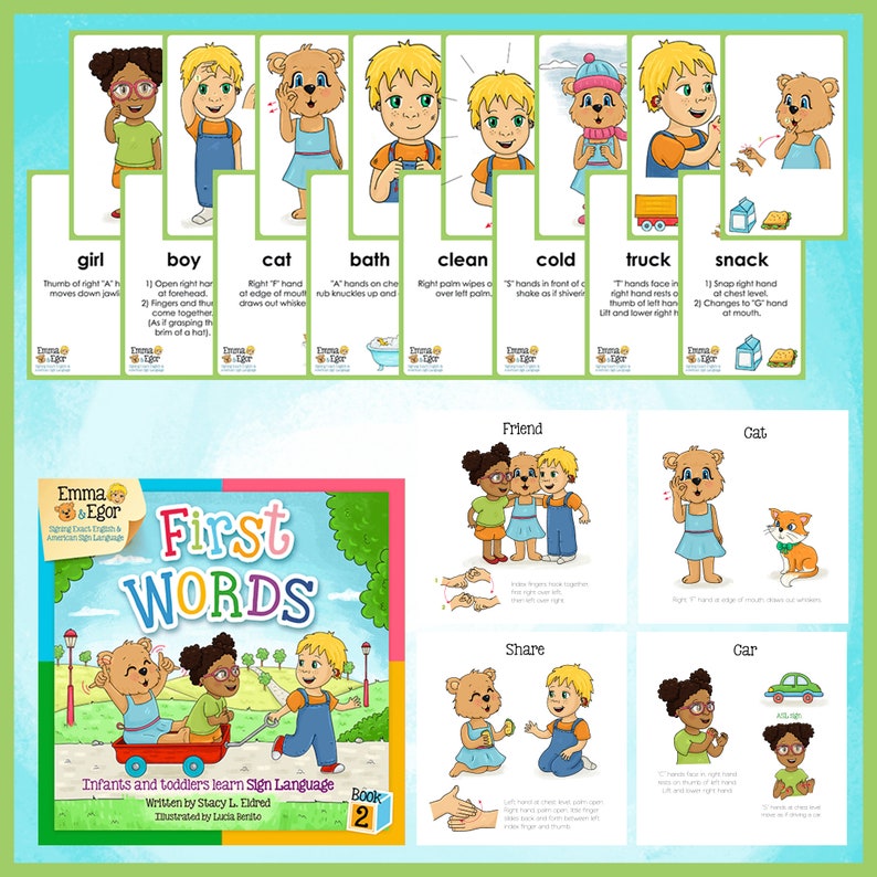 Feelings 24 Reusable Sign Language Worksheets to Help Kids Understand ...
