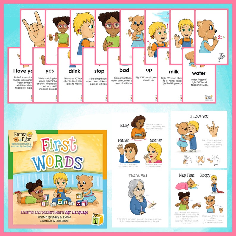 Feelings 24 Reusable Sign Language Worksheets to Help Kids Understand ...