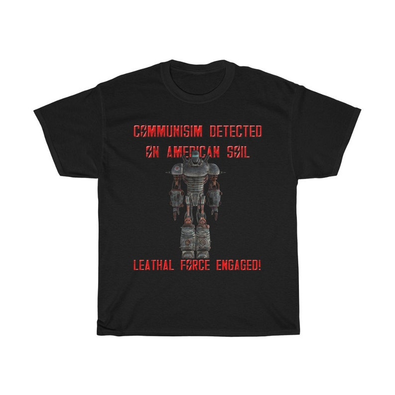 Fallout Liberty Prime Communism Detected Tee - Etsy