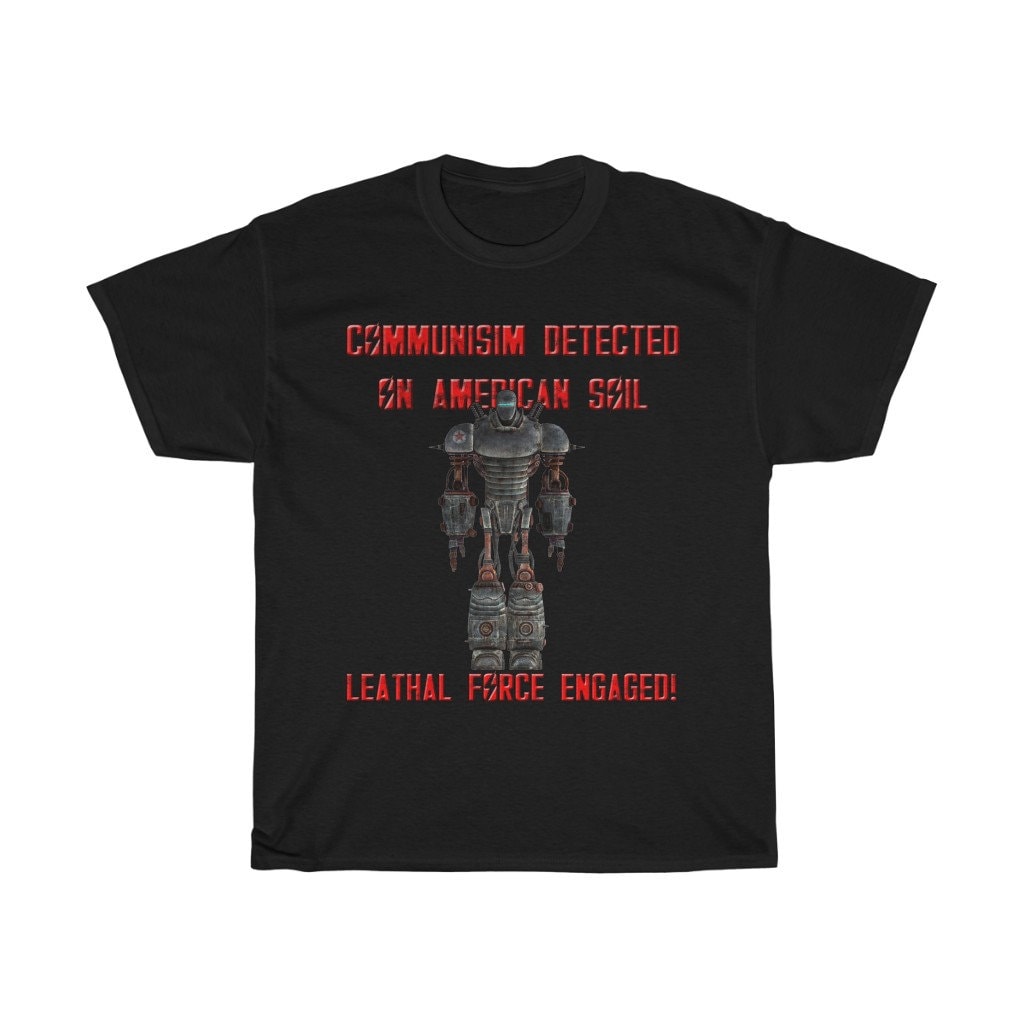 Fallout Liberty Prime Communism Detected Tee - Etsy