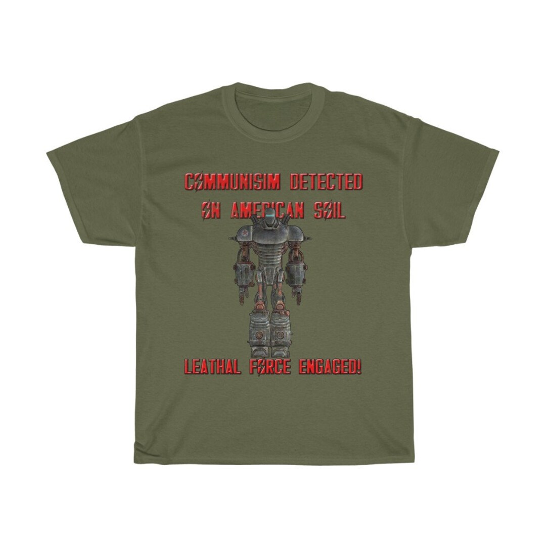 Fallout Liberty Prime Communism Detected Tee - Etsy
