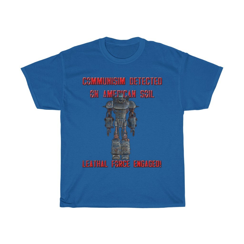 Fallout Liberty Prime Communism Detected Tee - Etsy