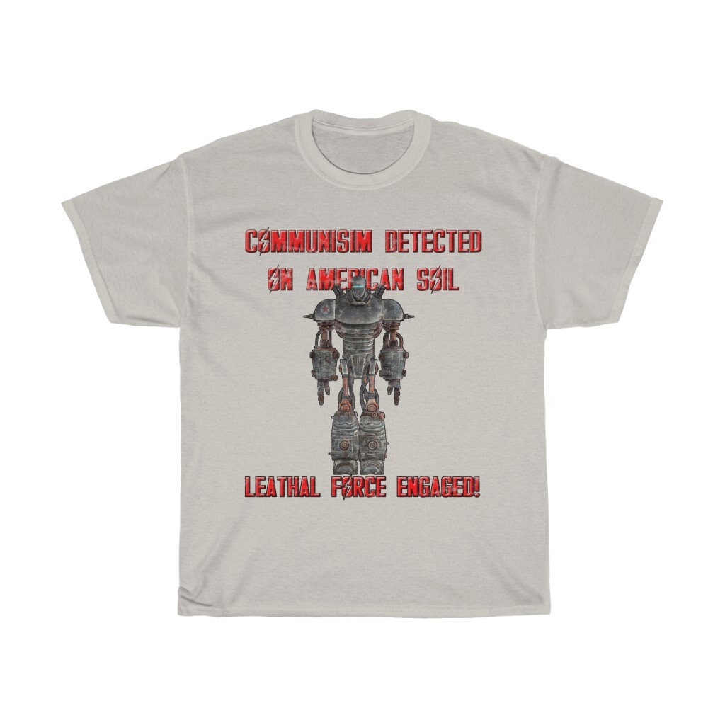 Fallout Liberty Prime Communism Detected Tee - Etsy