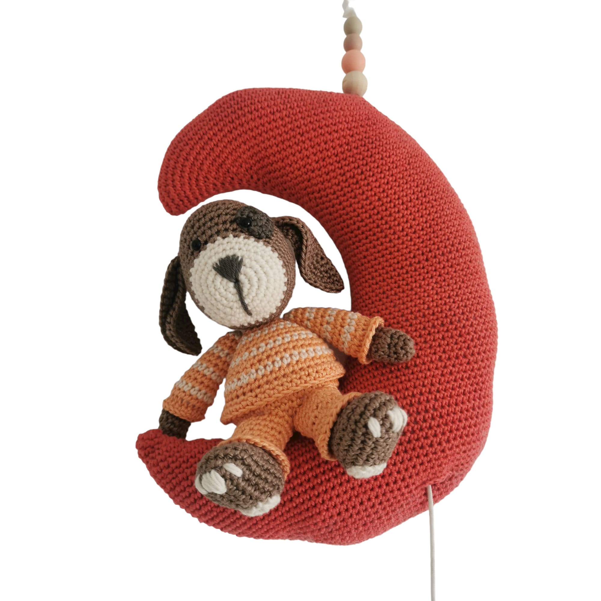 Muziekdoosje met een hondje op de maan - Etsy Nederland