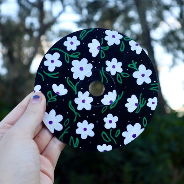 Painted Cd - Etsy