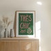 Très Chic Poster, French Print Handwritten Print Love Heart Poster ...