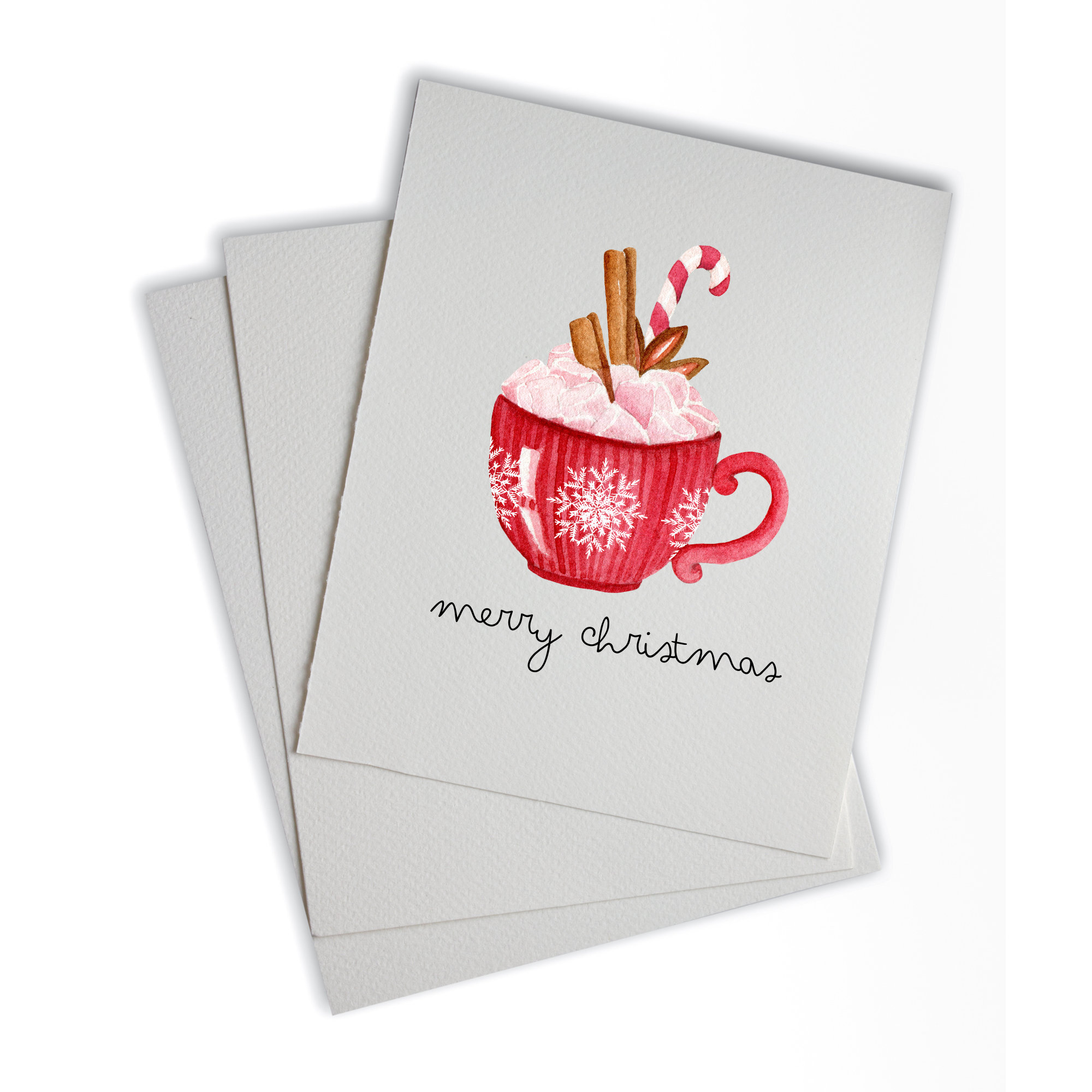 Printable Christmas Cards - Collection of 20 Pre-formatted Designs ...