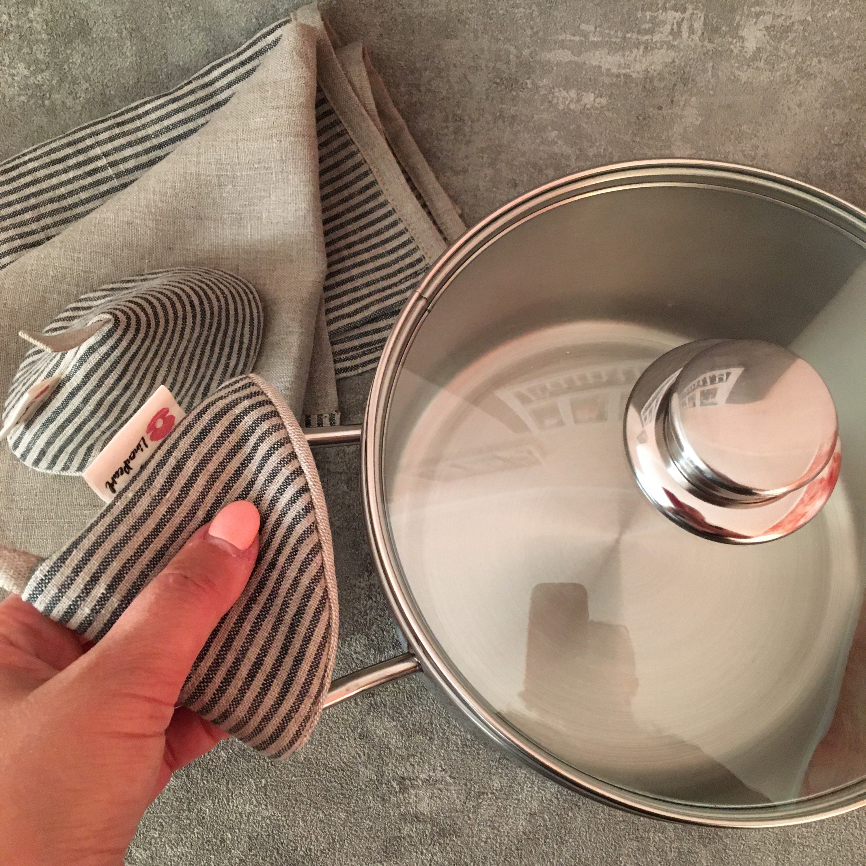 Linen Kitchen Glove.a Set of 2 Linen Gloves.linen Kitchen - Etsy Sweden