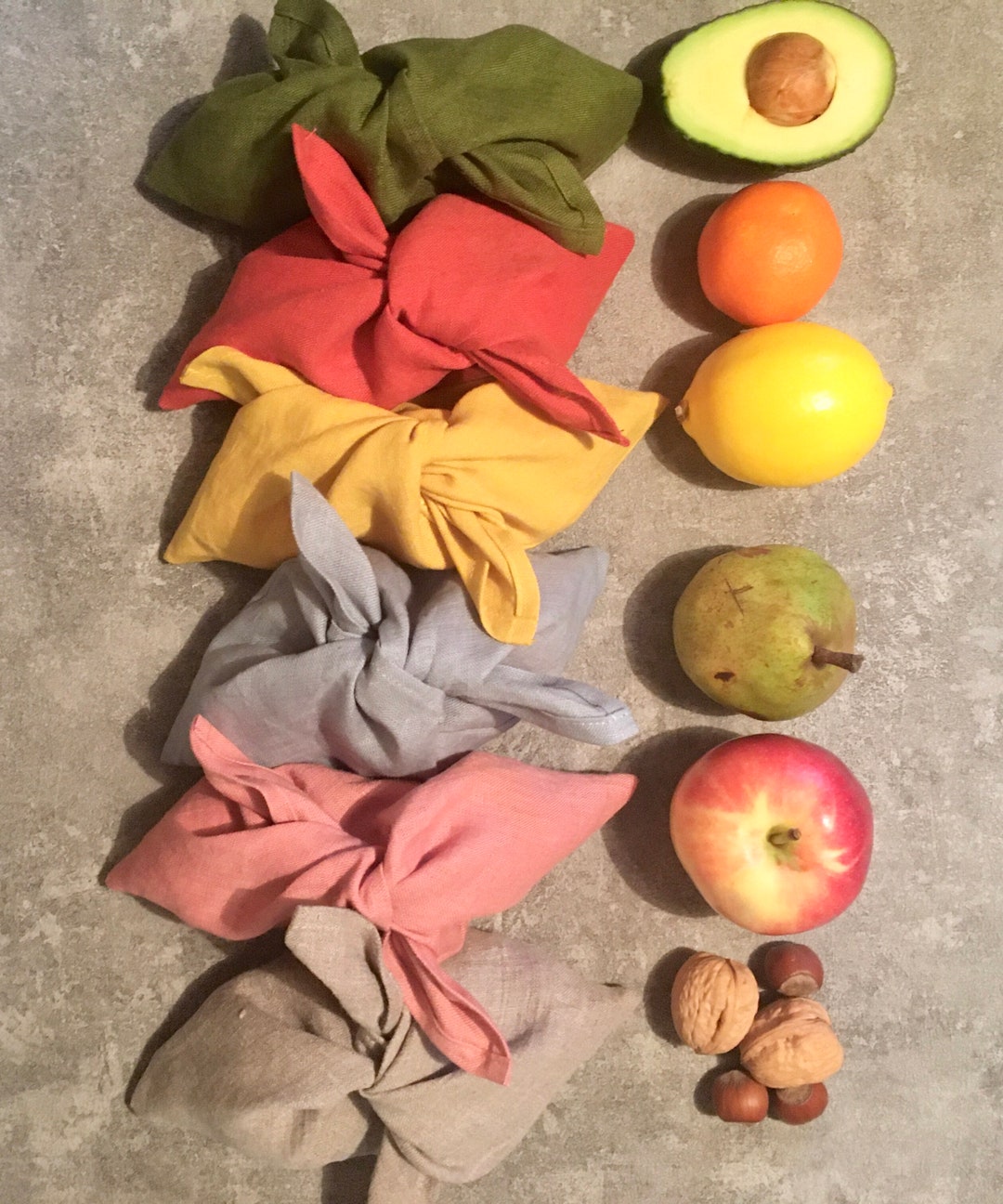 Linen MINI Bento Bread Bag. Japanese Bento Bag. Gift Idea. Origami Bag ...