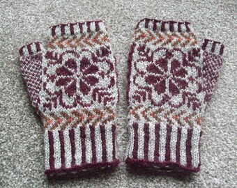 Fair Isle Mittens | Etsy