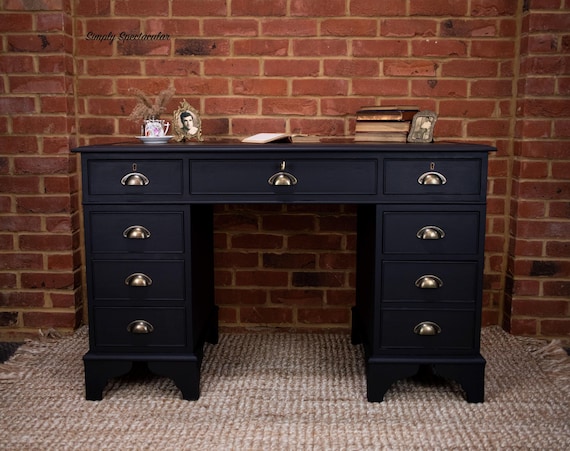 Leather inlay desk store