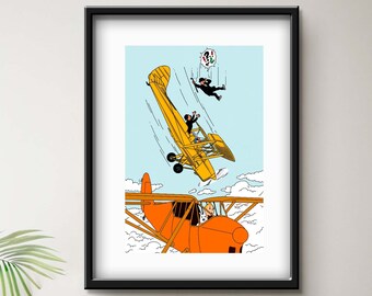 Tintin Printable Wall Art - Etsy