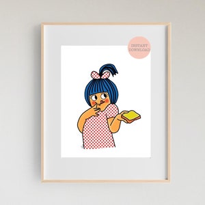 Indian Amul Butter Modern Printable Wall Art Desi Nostalgia Art Print ...