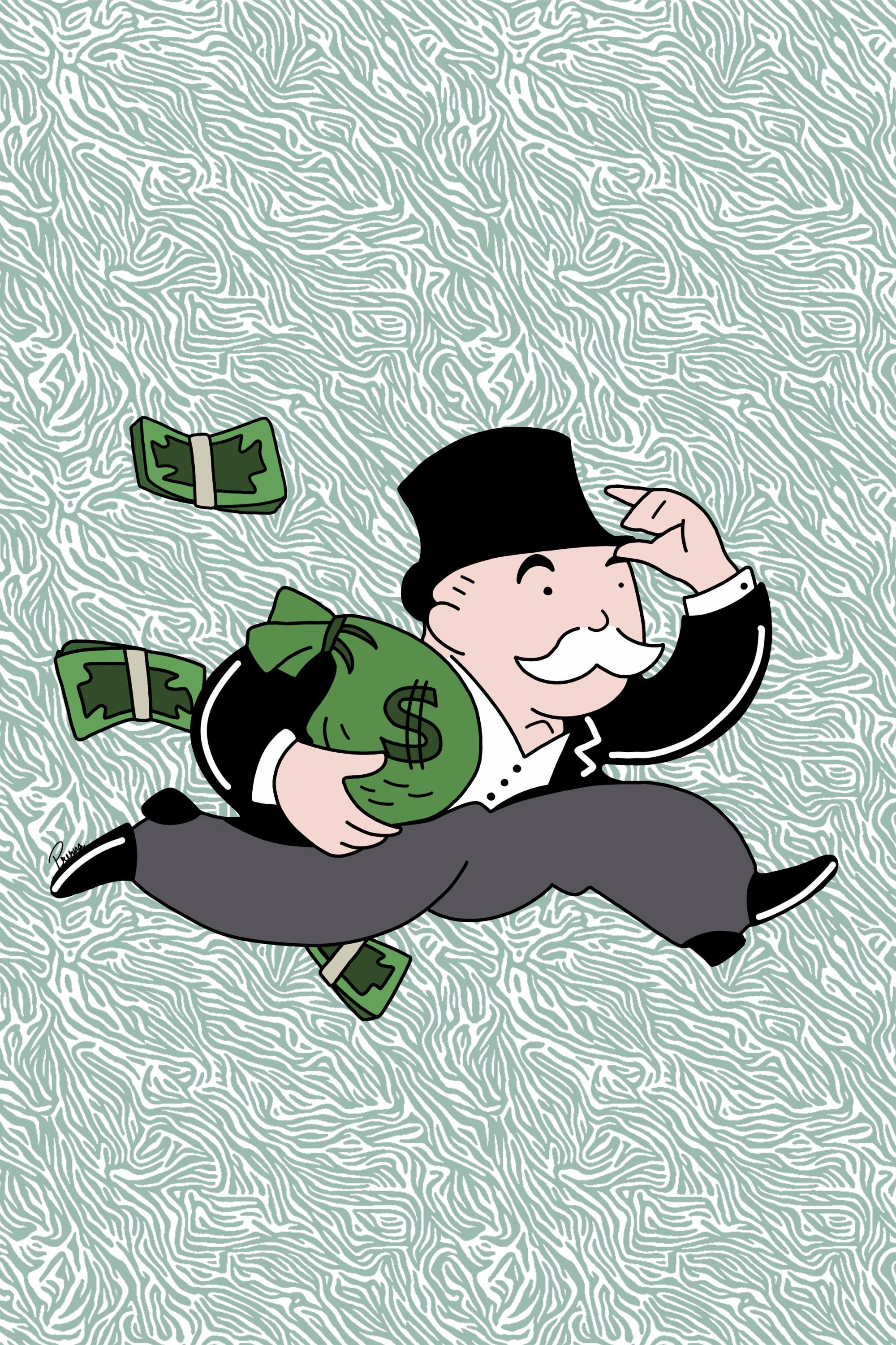 Monopoly Man Art Deco Print: Board Game Wall Art (digital Download) - Etsy