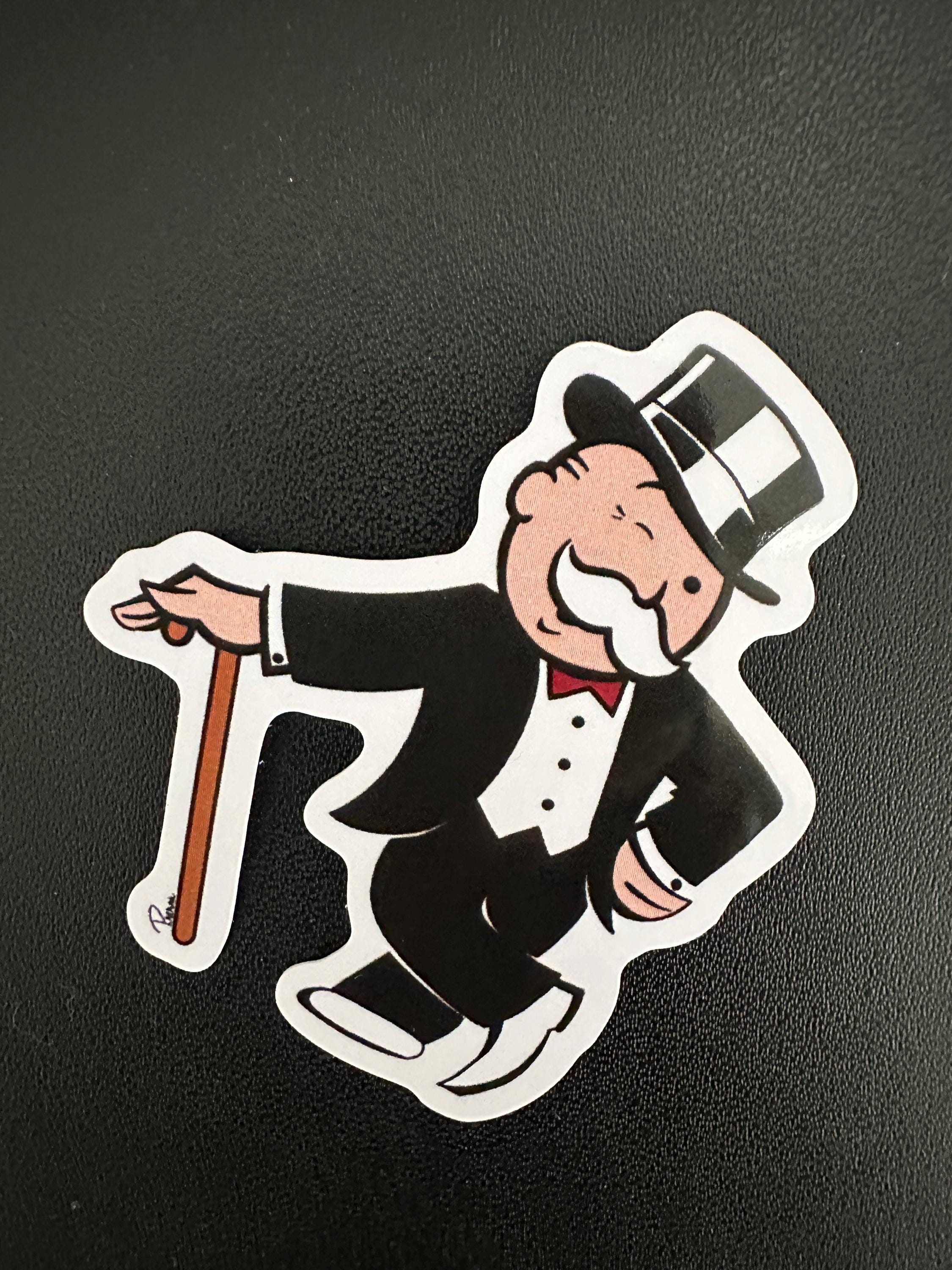 Monopoly Sticker: Waterproof Vinyl Decal for Laptop, Water Bottle - Etsy