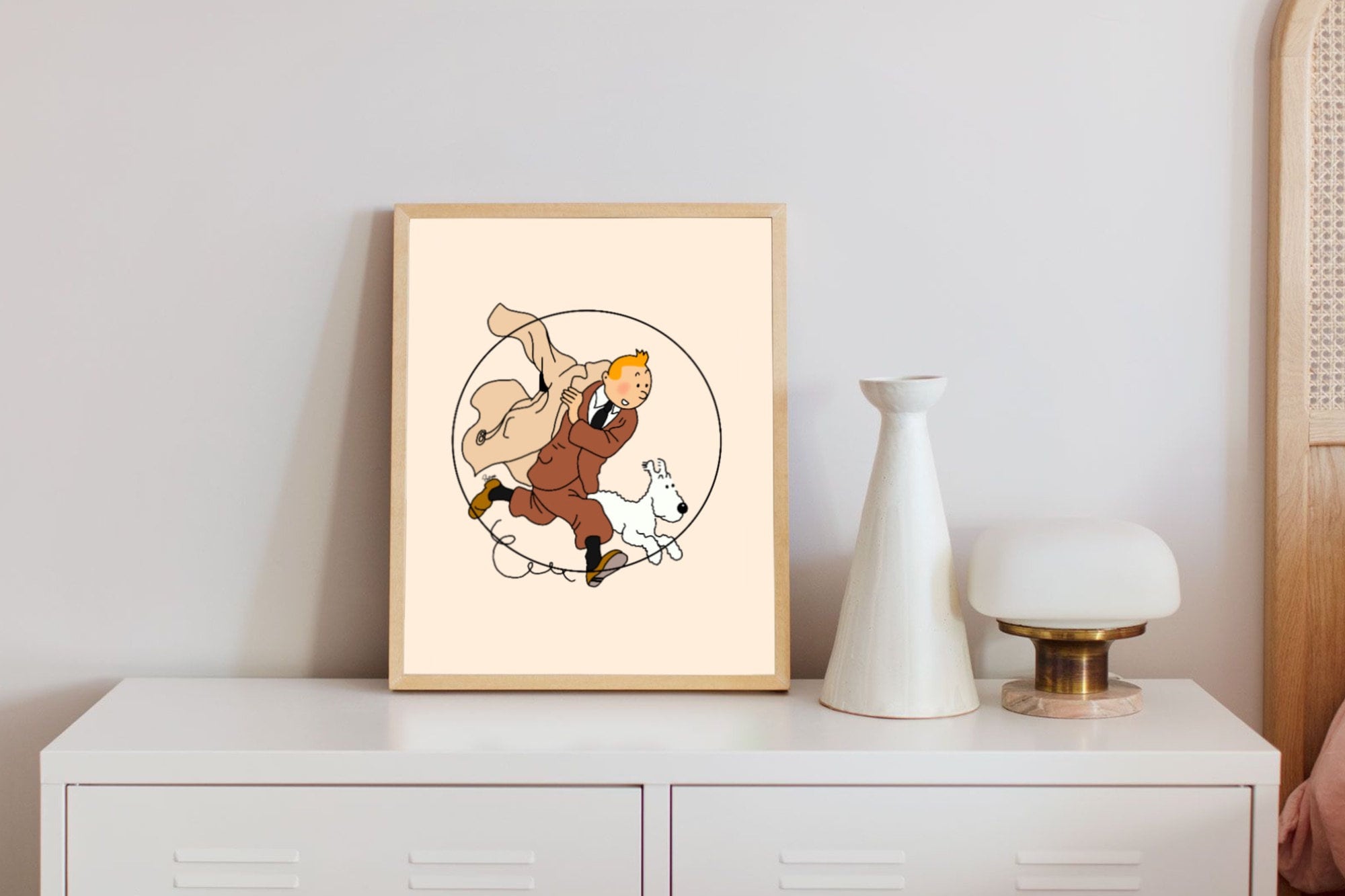 Tintin Comics Printable Wall Art | Comic Poster | Comics Art Print ...